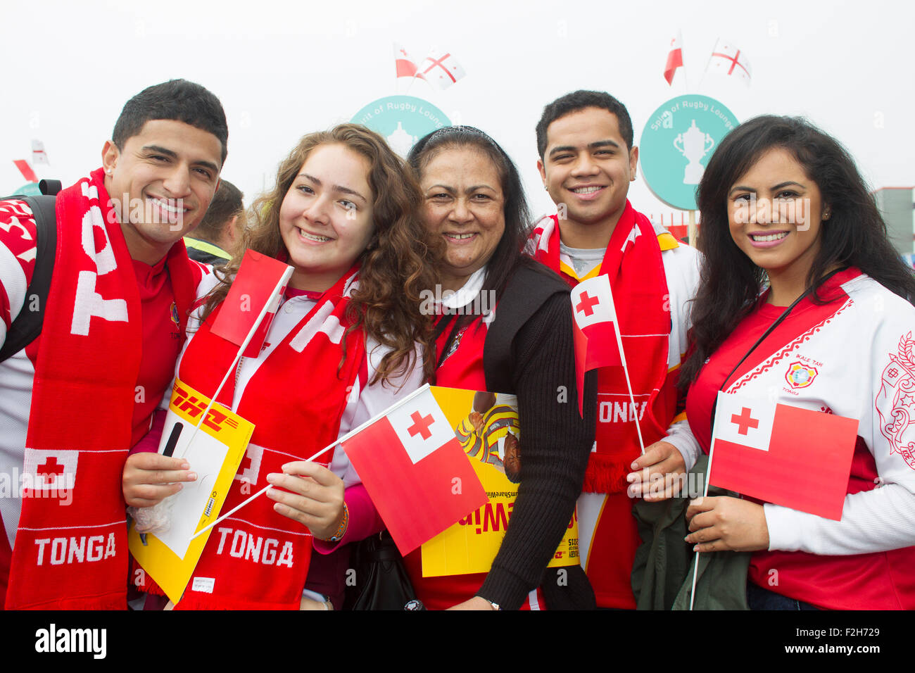 Gloucester, UK. 19th Sep, 2015. Rugby World Cup. Tonga versus Georgia ...