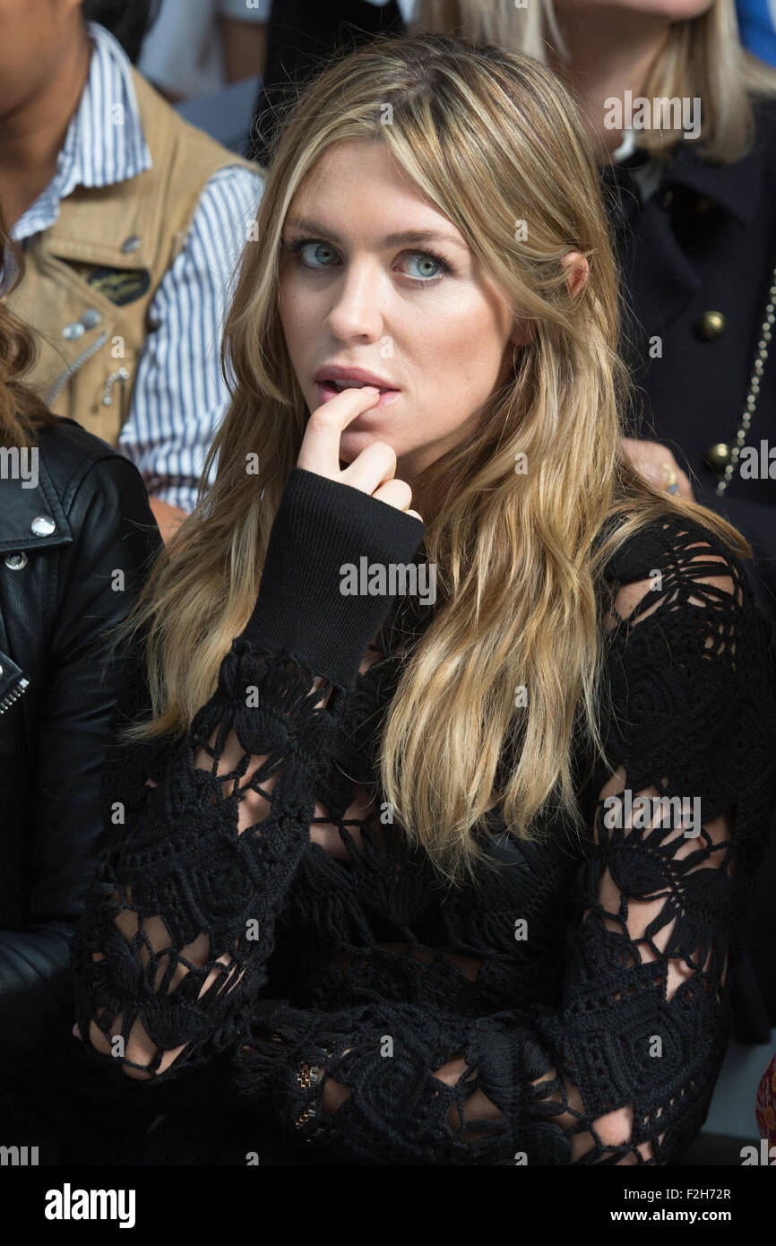 London, UK. 19th September, 2015. Model Abbey Clancy attends the ...