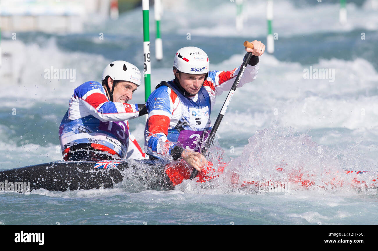Lea Valley, London, UK. 19th Sep, 2015. ICF Canoe Slalom World ...