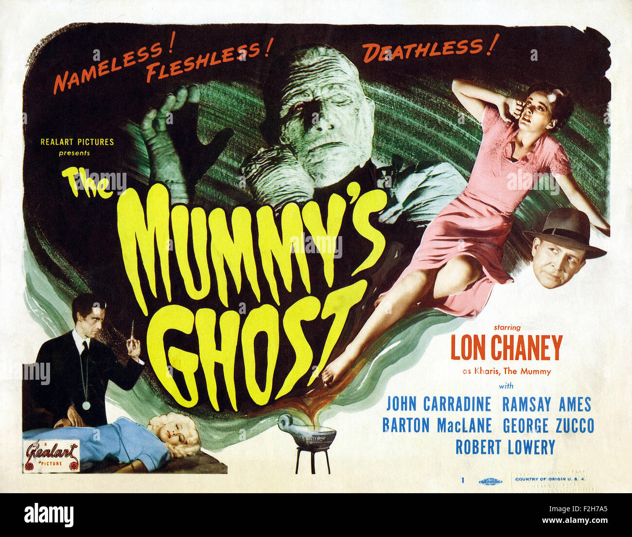 Mummy's Ghost, The 02 - Movie Poster Stock Photo - Alamy