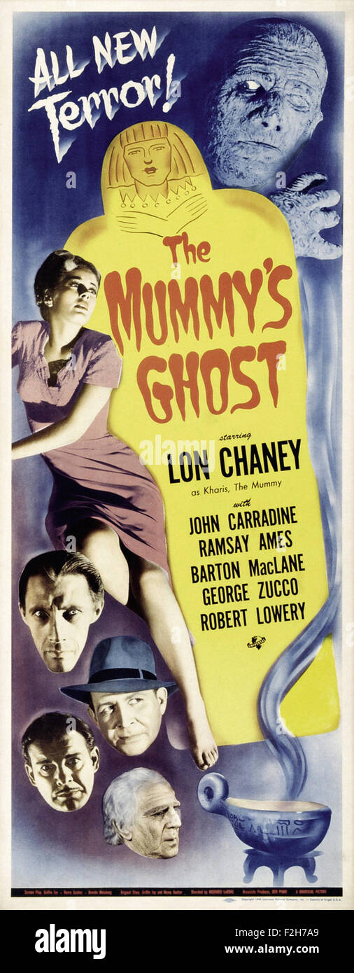 Mummy's Ghost, The 04 - Movie Poster Stock Photo - Alamy