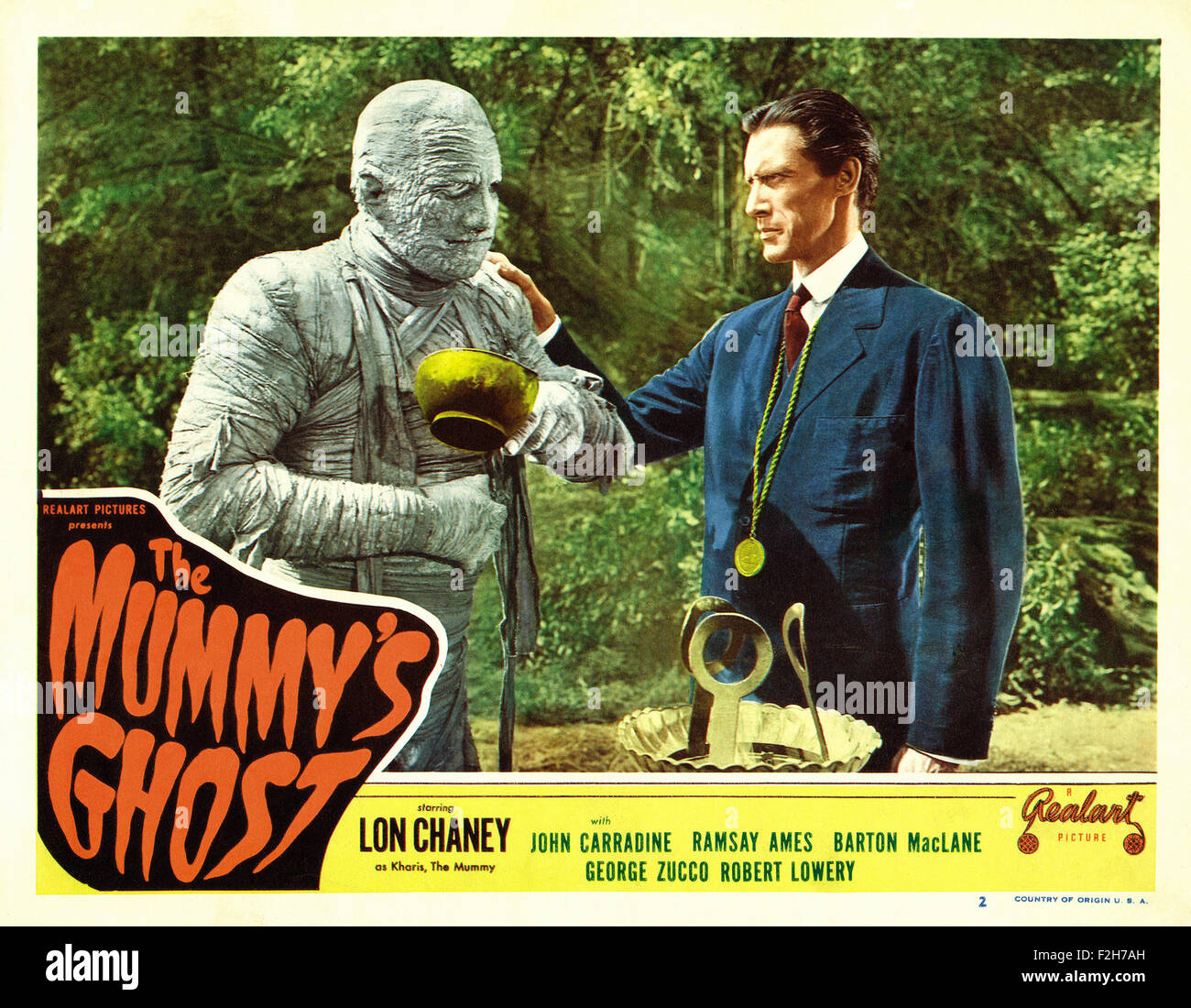 Mummy's Ghost, The 06 - Movie Poster Stock Photo - Alamy