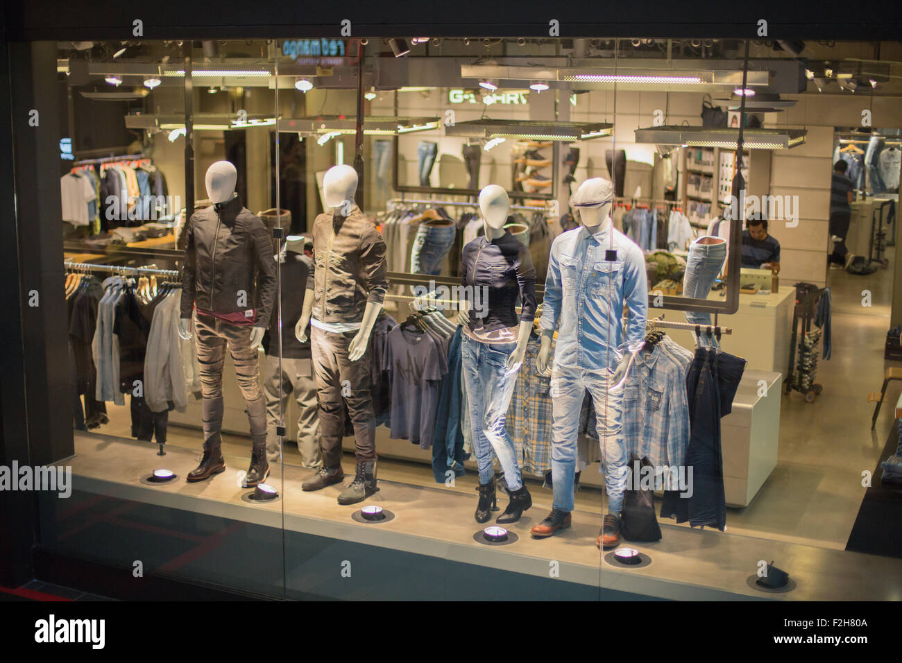 Manikins, Male clothing, shopping, stores, Mall, consumers Stock Photo ...