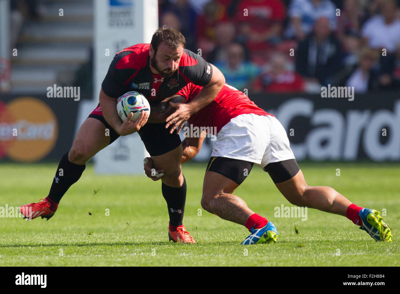 Gloucester, UK. 19th Sep, 2015. Rugby World Cup. Tonga versus Georgia ...