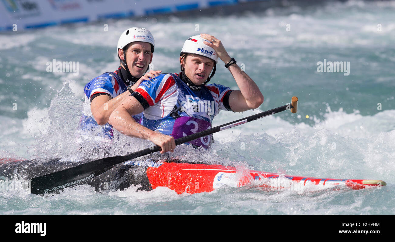 Lea Valley, London, UK. 19th Sep, 2015. ICF Canoe Slalom World ...