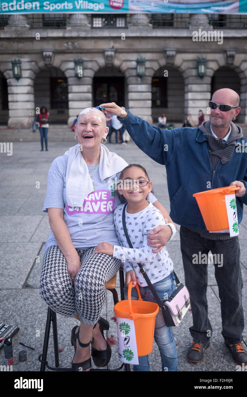 Nottingham, UK. 19th September, 2015. Jackie Lewis, a care worker for ...