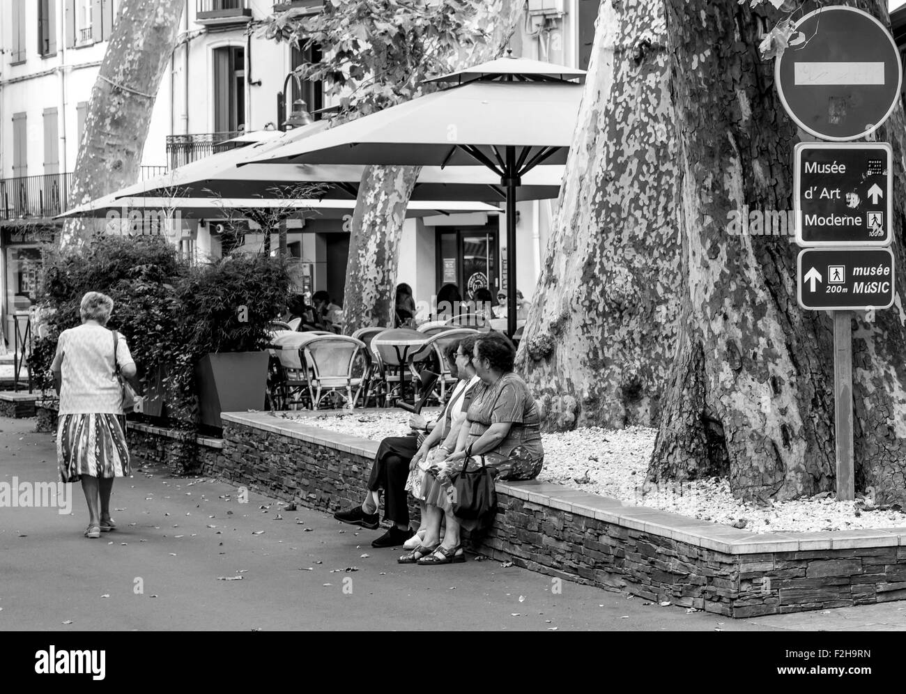 Four old friends Stock Photo - Alamy