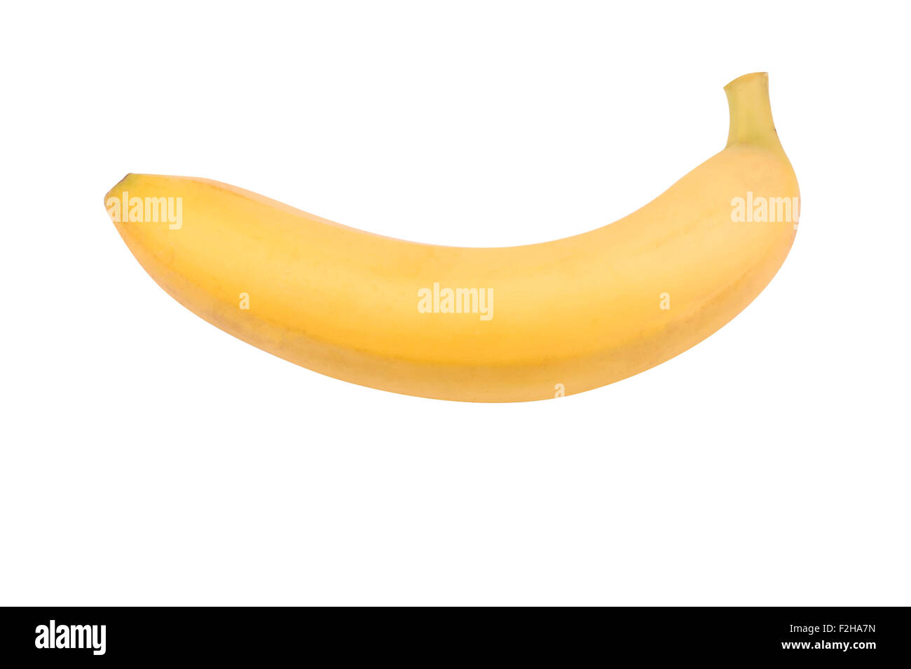 Yellow Banana Isolated Stock Photo - Alamy