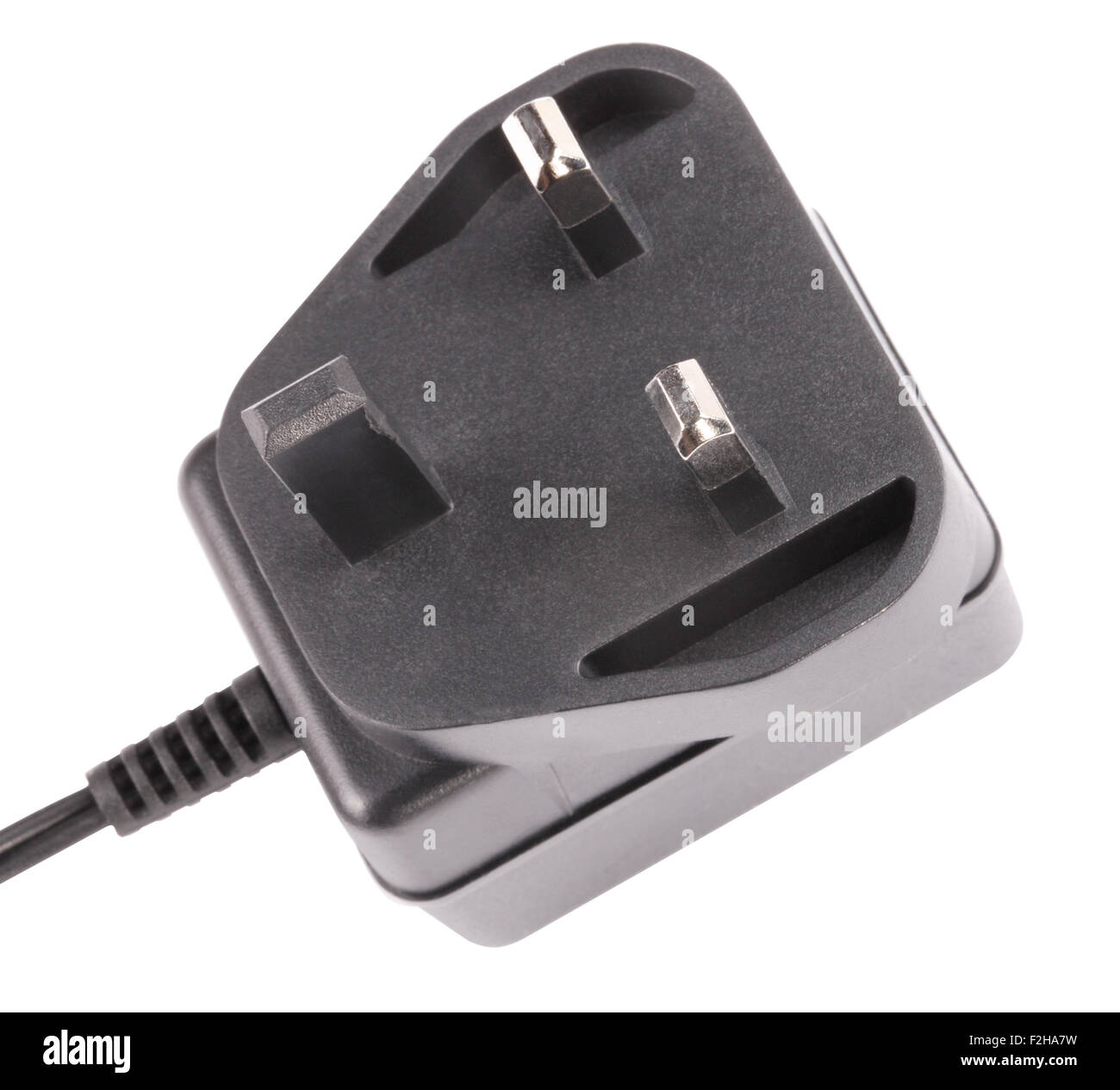 UK Outlet Plug with Cord Isolated Stock Photo - Alamy