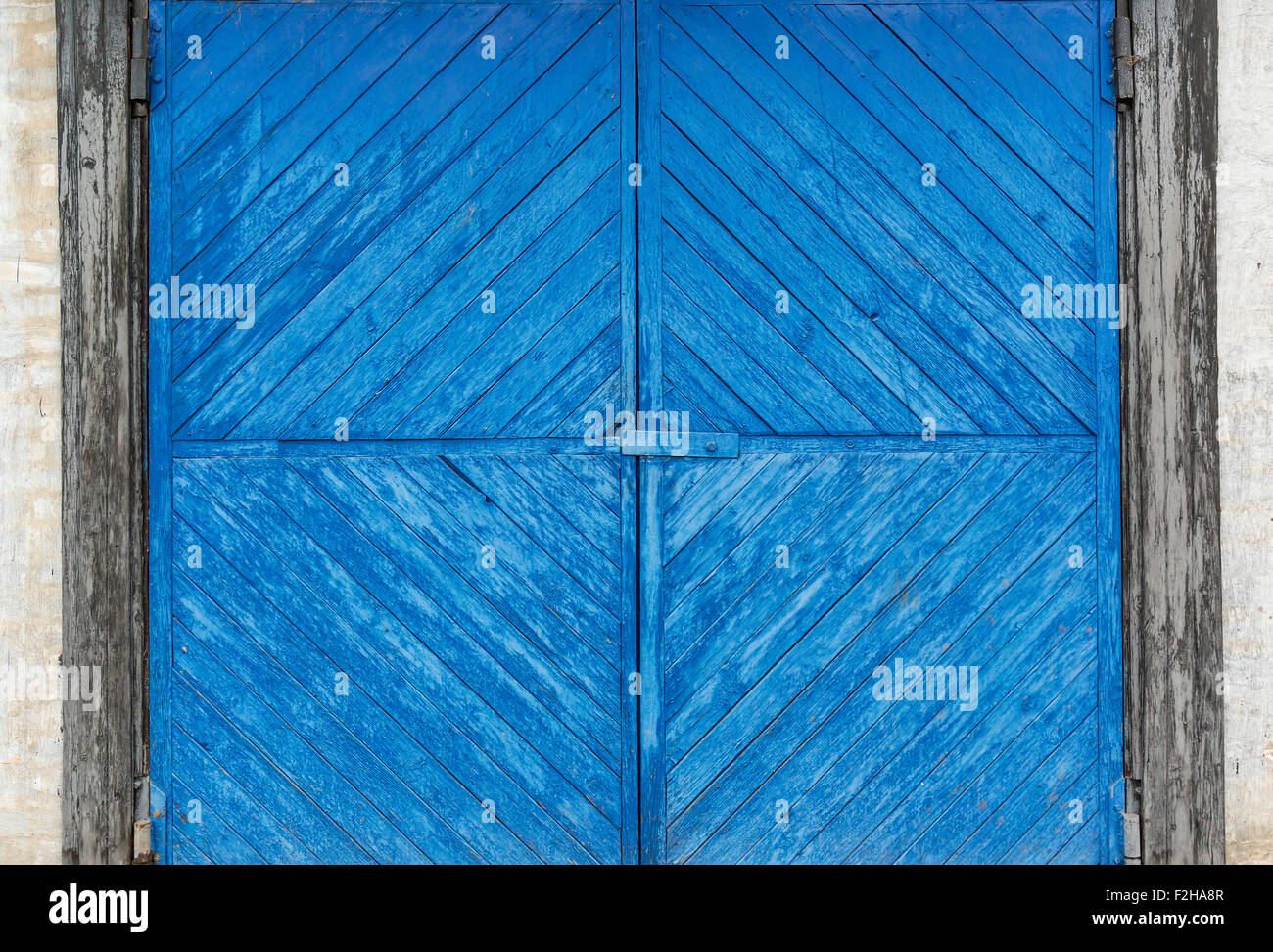 Blue Painted Gate High Resolution Stock Photography and Images - Alamy