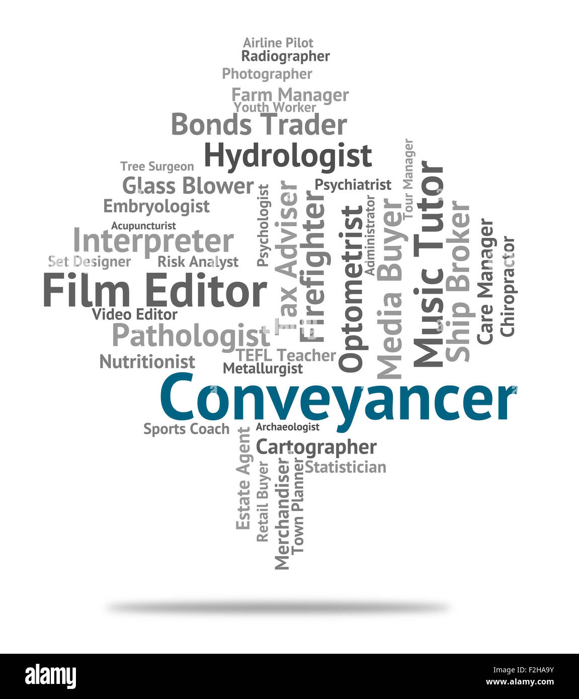 Conveyancer Job Indicating Real Estate And Conveyancers Stock Photo - Alamy