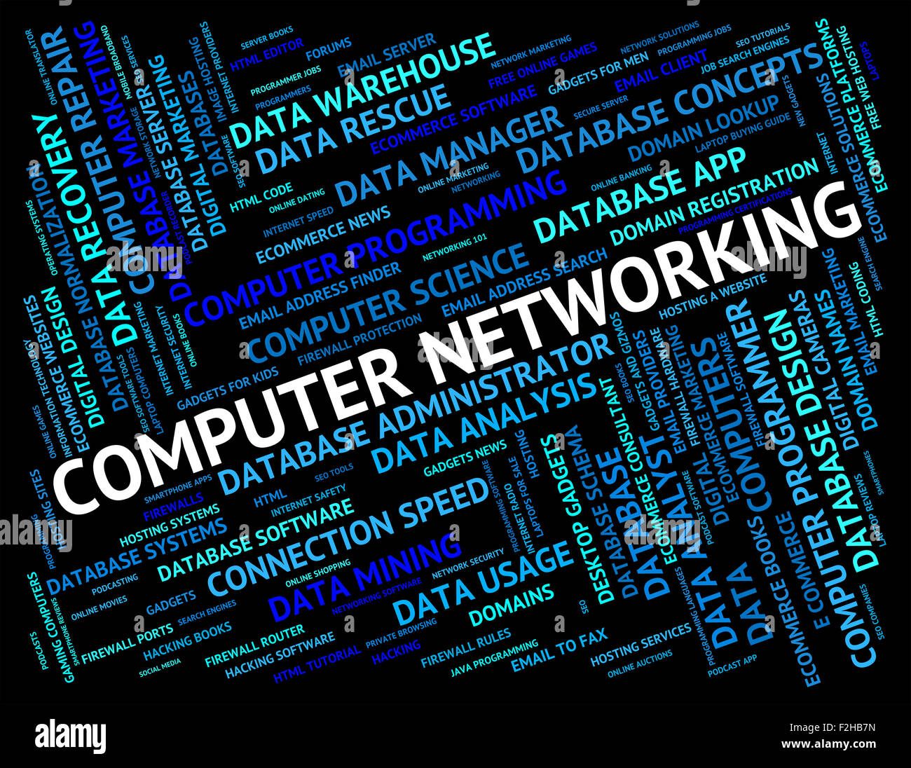 Computer Networking Indicating Global Communications And Www Stock ...