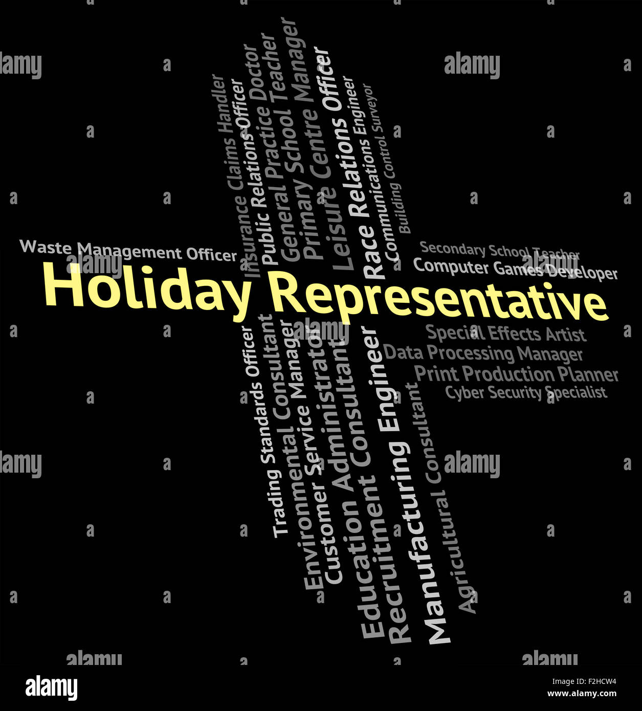 Holiday Representative Showing Go On Leave And Time Off Stock Photo - Alamy