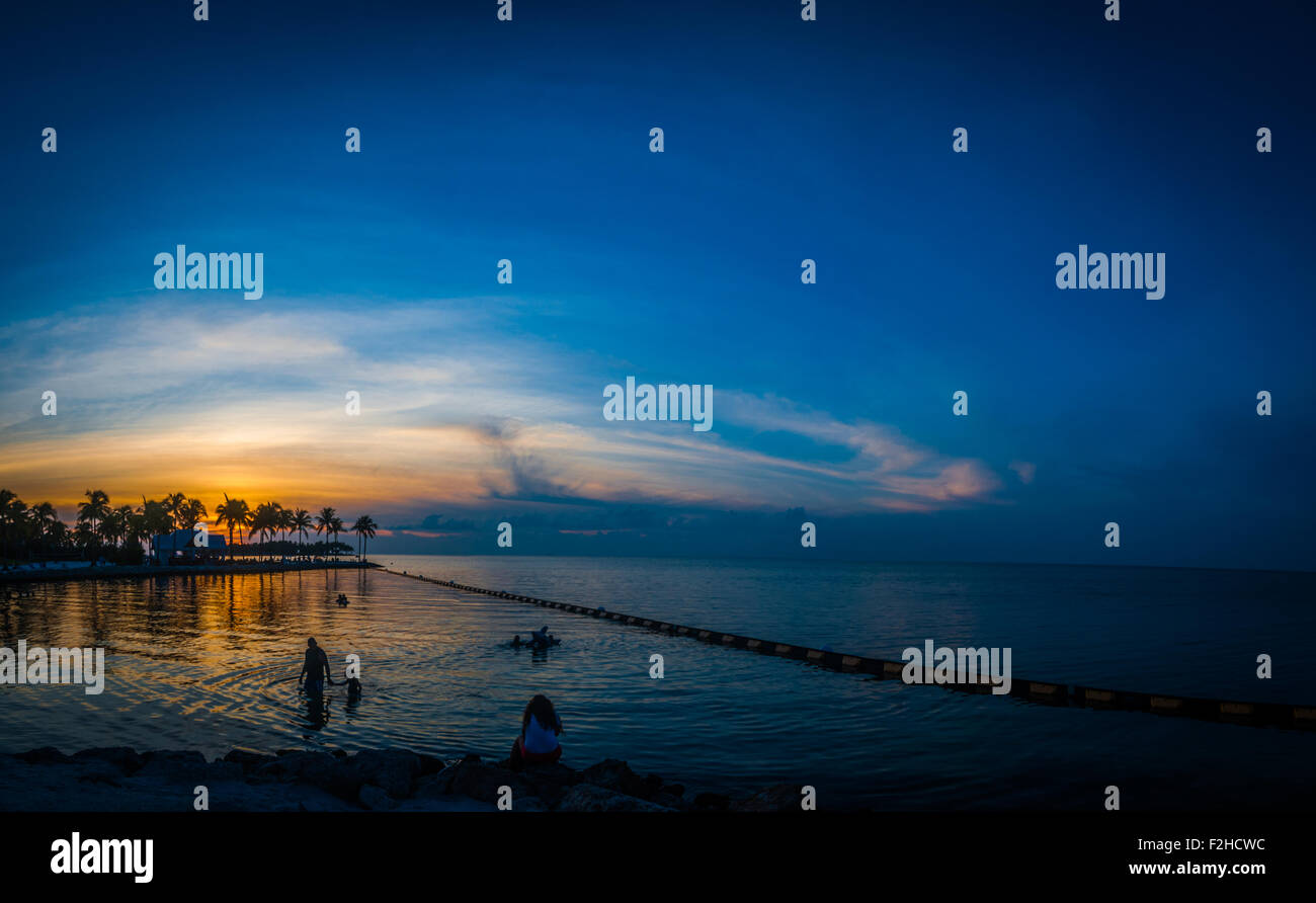 Sunset in Marathon Key, Florida, USA Stock Photo - Alamy