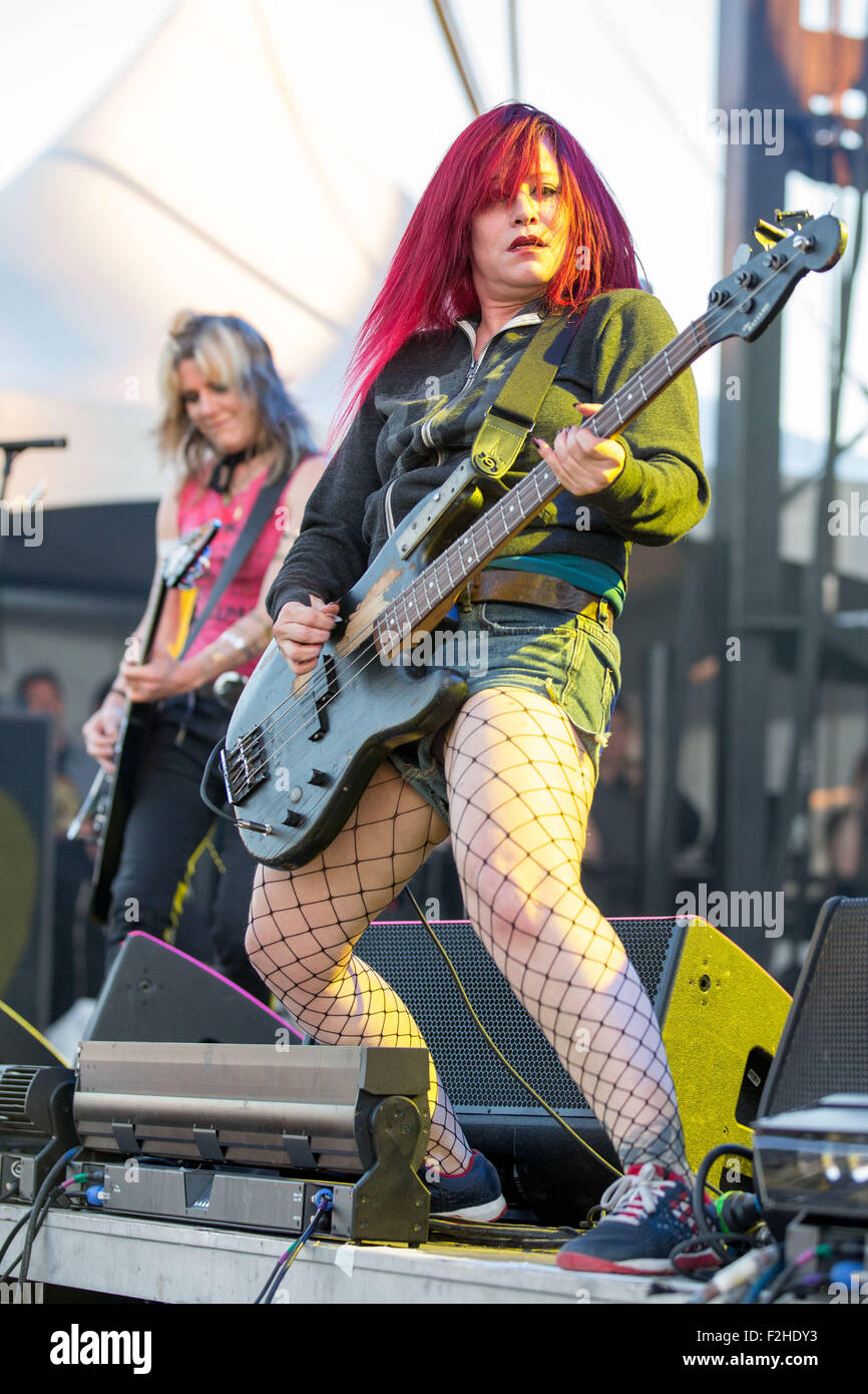 Chicago, Illinois, USA. 13th Sep, 2015. DONITA SPARKS and JENNIFER ...