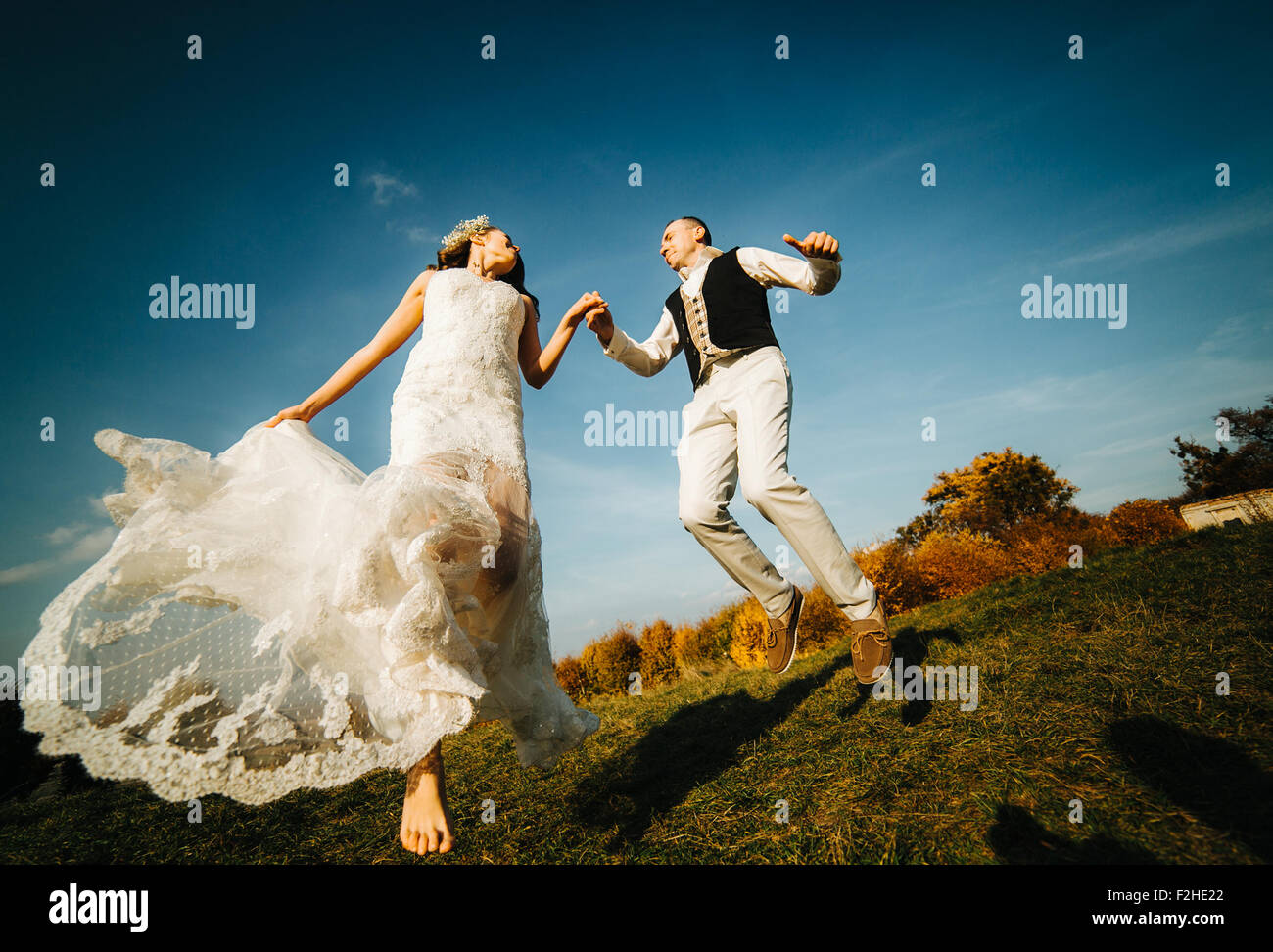beautiful couple having fun Stock Photo - Alamy