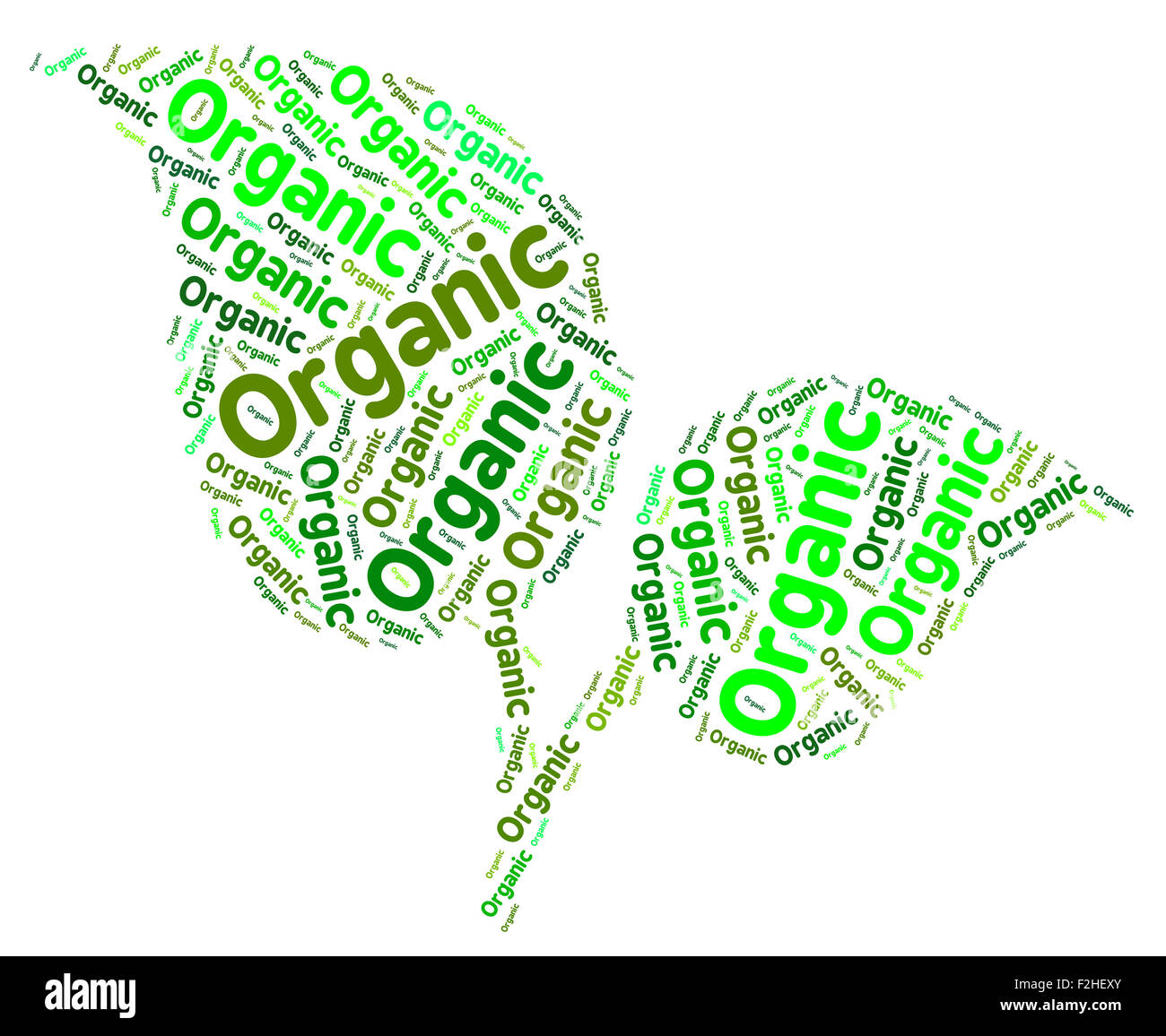 Organic Word Representing Biological Biotic And Nature Stock Photo - Alamy