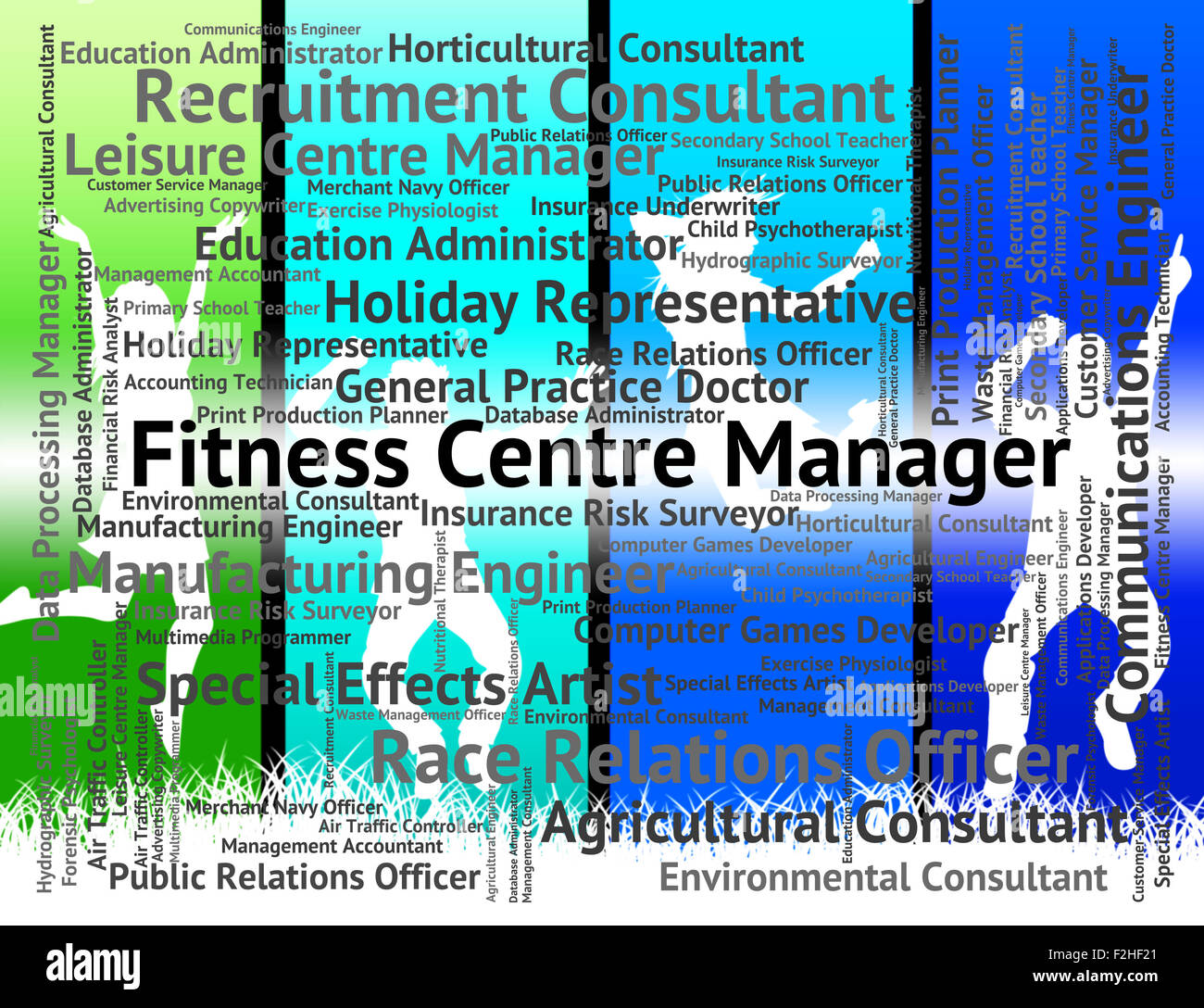Fitness Centre Manager Representing Director Word And Text Stock Photo ...
