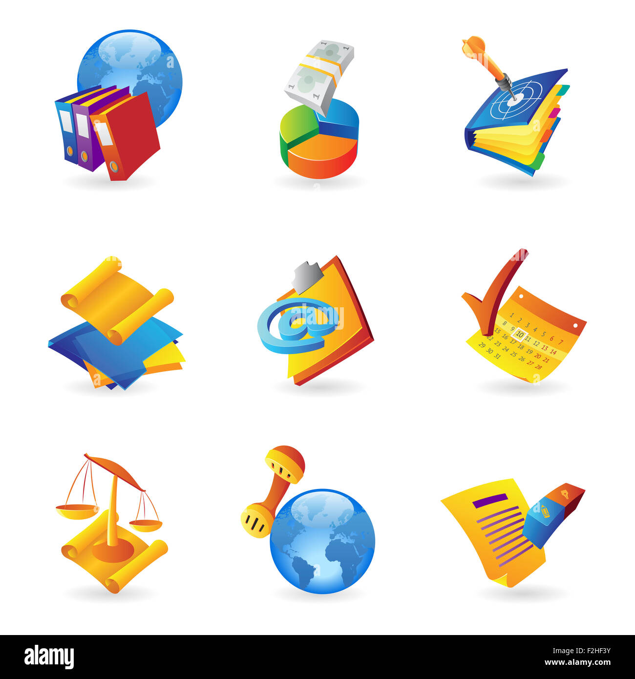 Finance concept email icons hi-res stock photography and images - Alamy