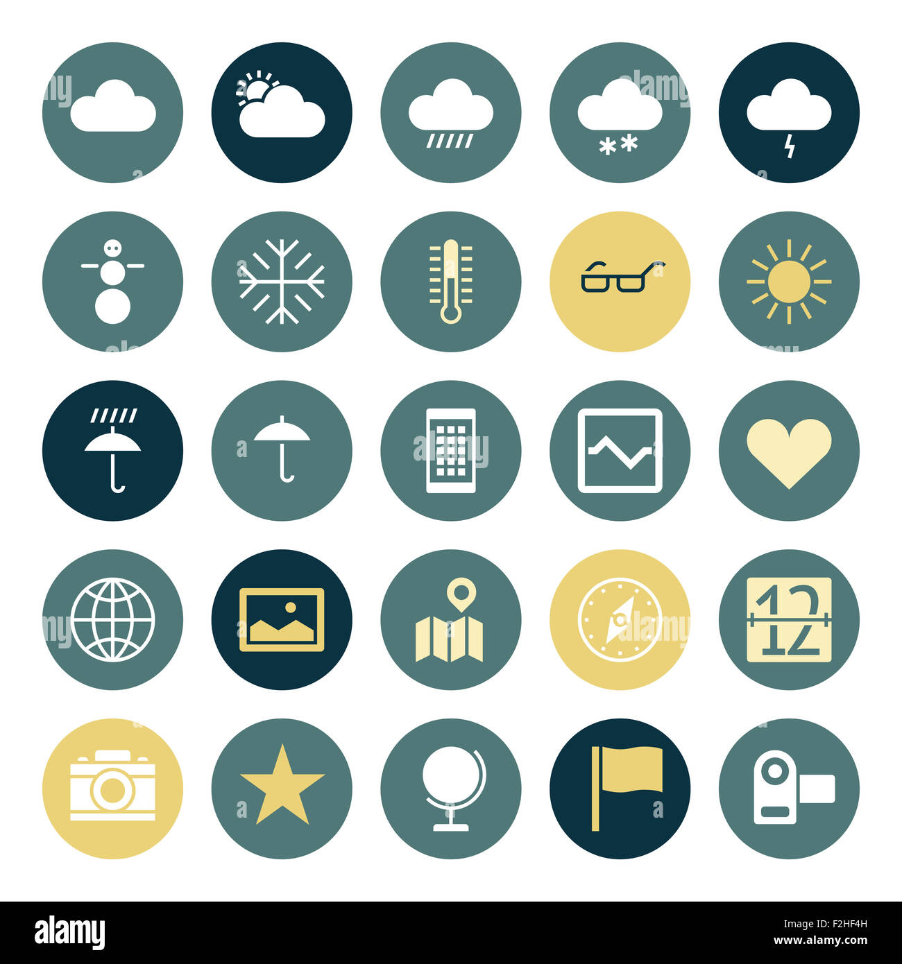 Map interface icons hi-res stock photography and images - Alamy