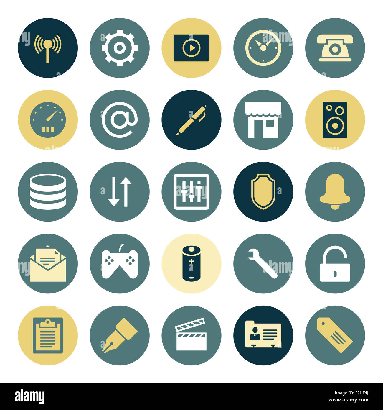 User interface flat icon Cut Out Stock Images & Pictures - Alamy