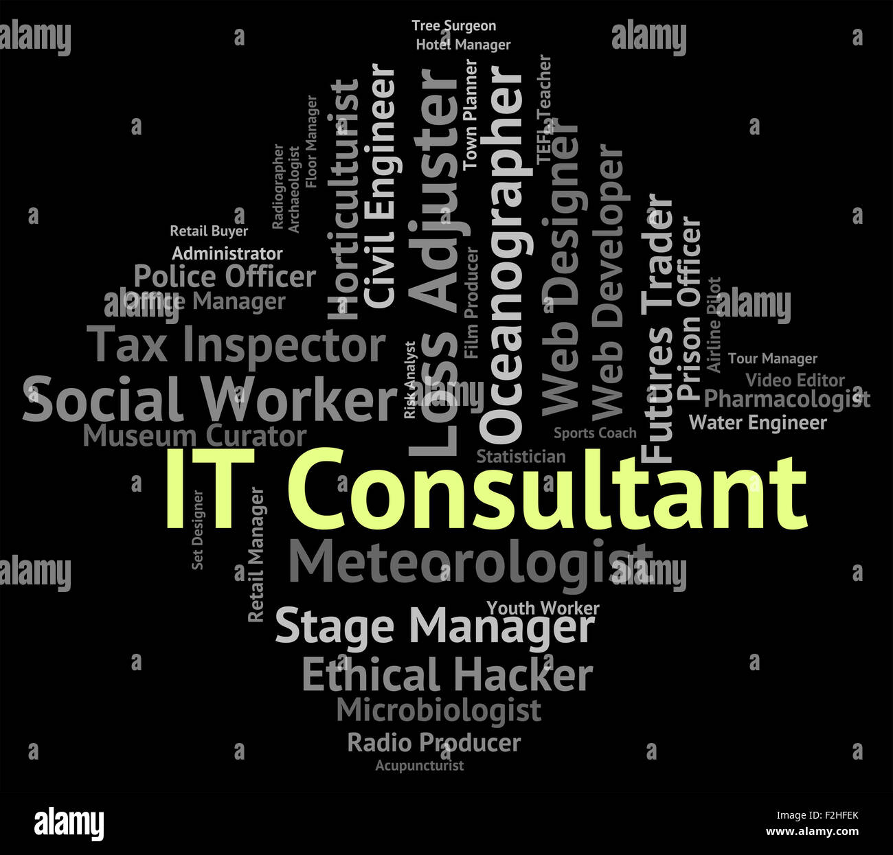 Information Technology Representing It Consultant And Communication ...