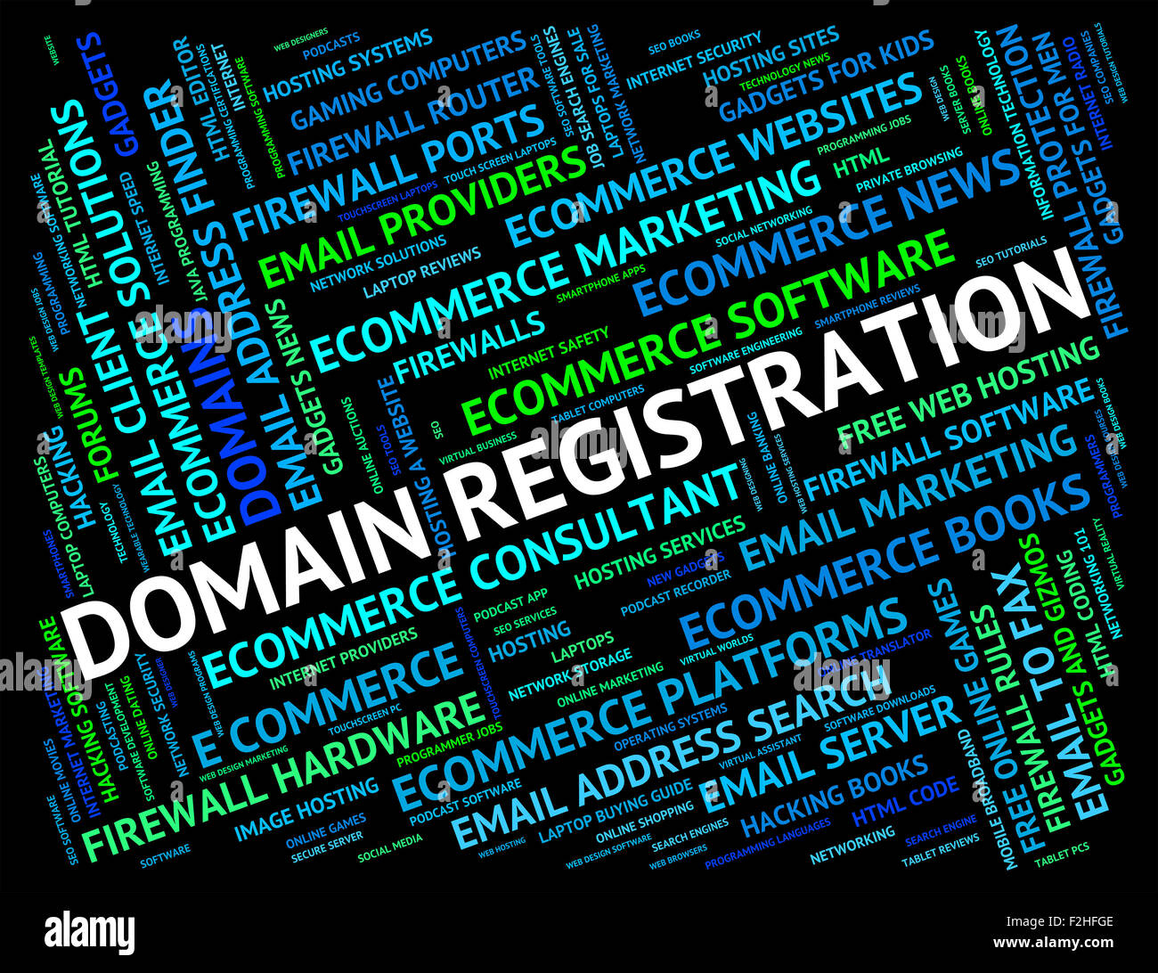 Domain Registration Meaning Membership Online And Domains Stock Photo ...