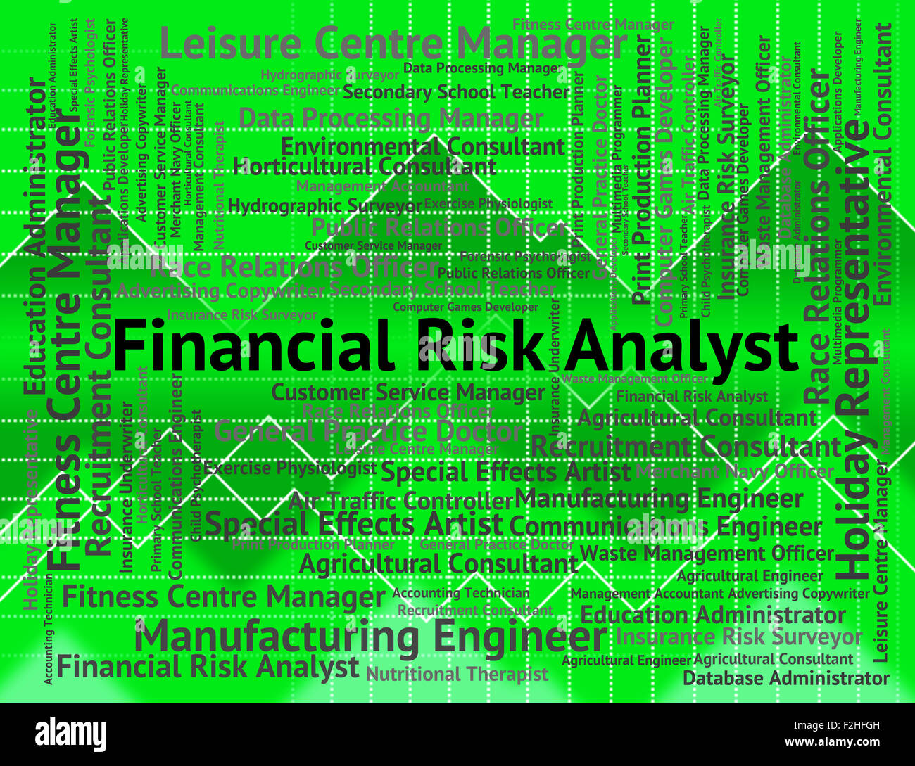 Financial Risk Analyst Showing Work Occupation And Investment Stock ...