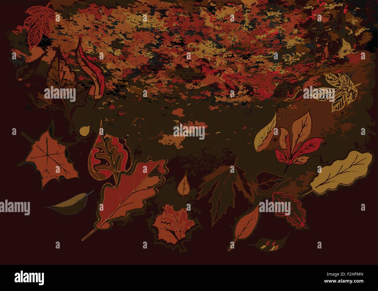 Grunge Autumn Texture Stock Vector Image & Art - Alamy