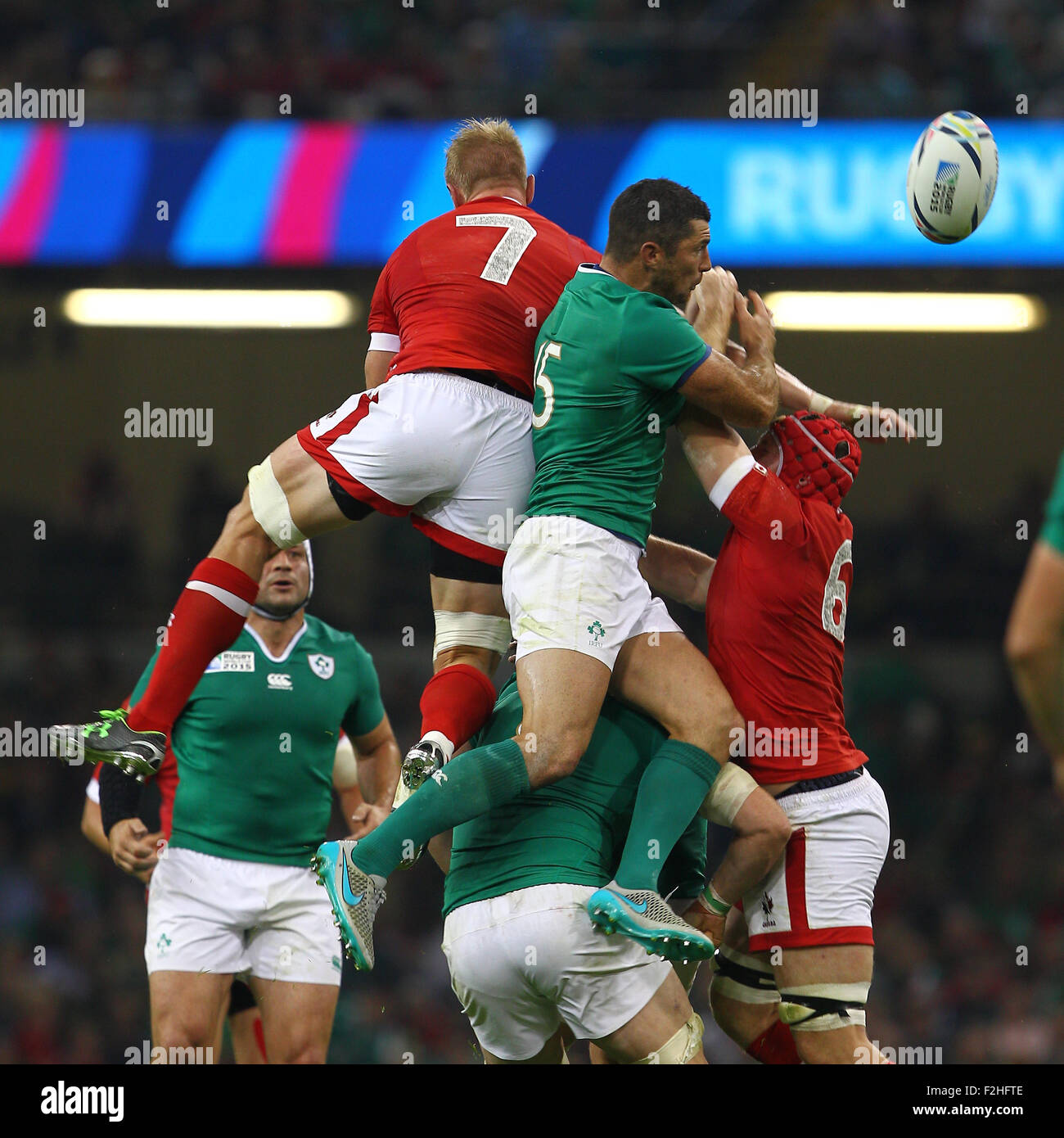Cardiff, Wales. 19th Sep, 2015. Rugby World Cup. Ireland versus Canada ...