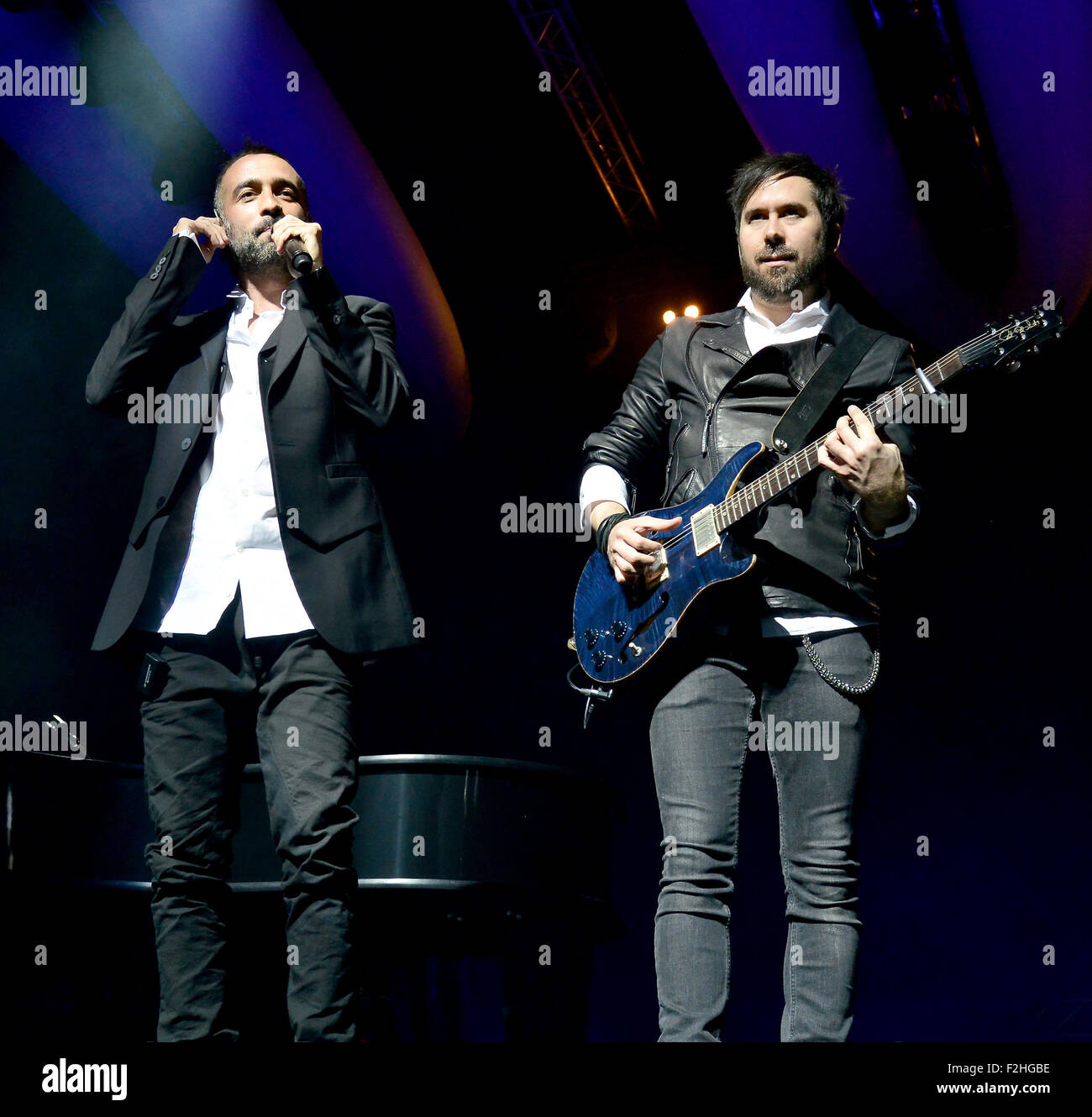 Mexican pop rock group Camila perform live in concert at the James L ...