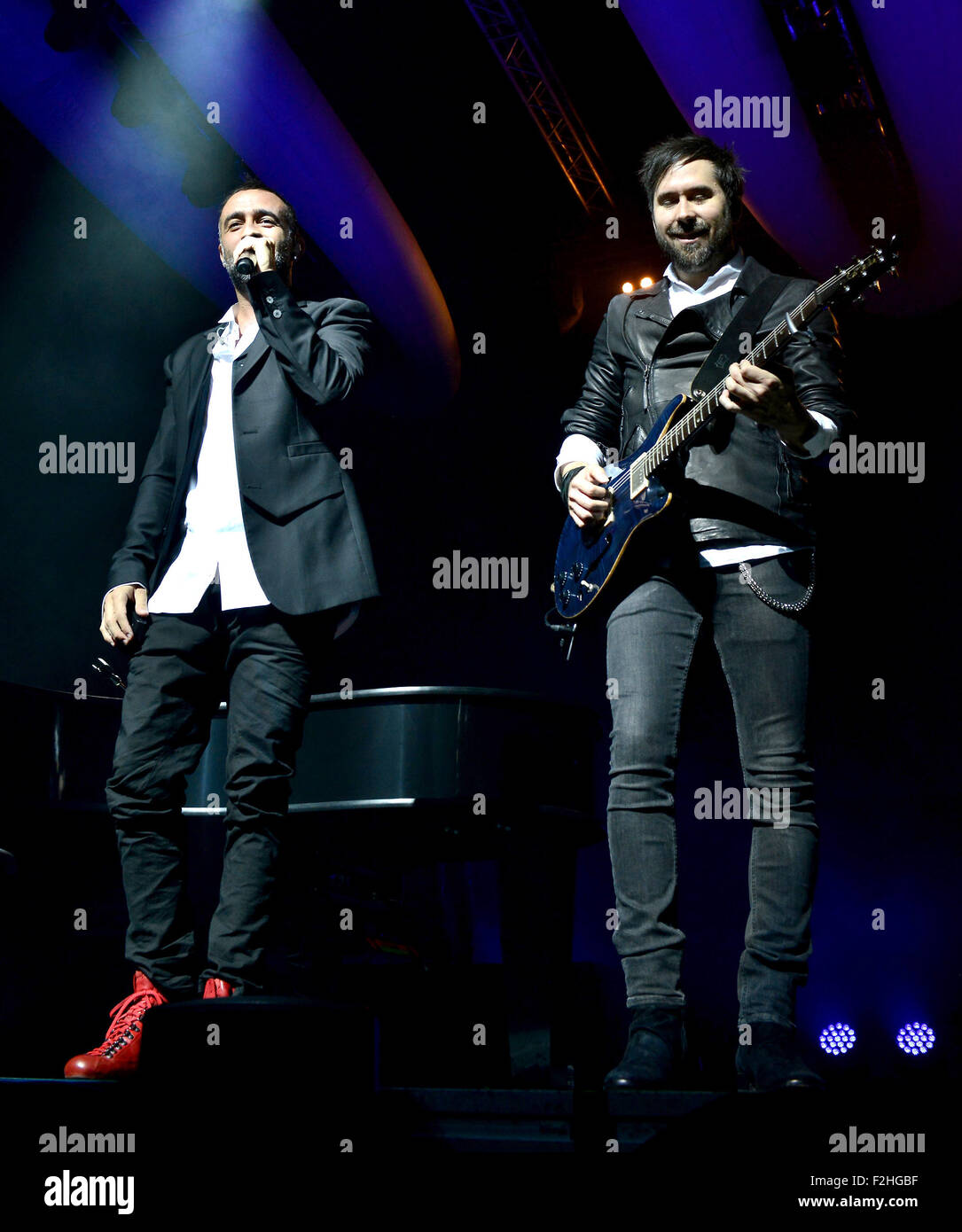 Mexican pop rock group Camila perform live in concert at the James L ...