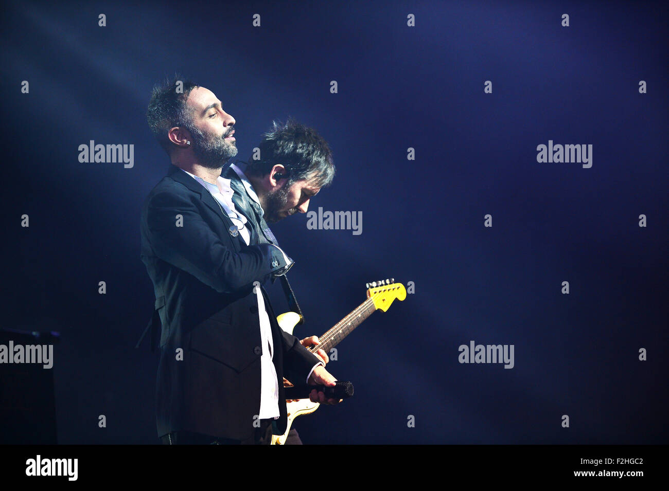 Mexican pop rock group Camila perform live in concert at the James L ...