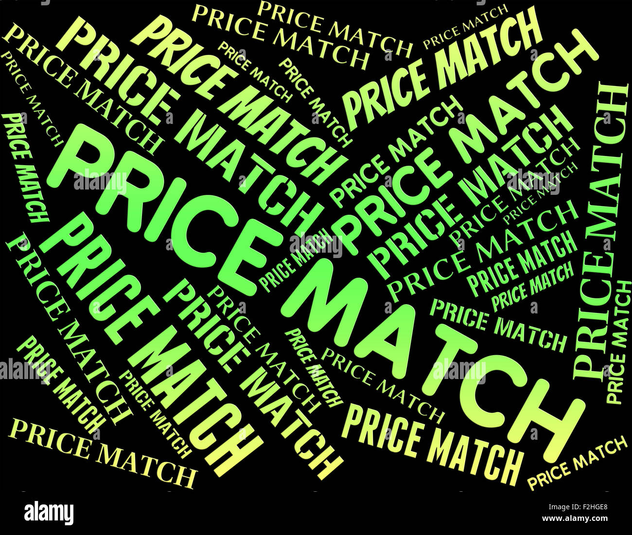 Price match text hi-res stock photography and images - Alamy