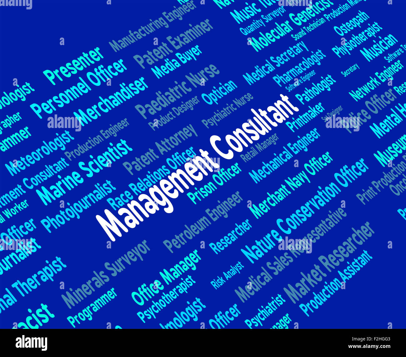 Management Consultant Indicating Consulting Text And Hiring Stock Photo ...