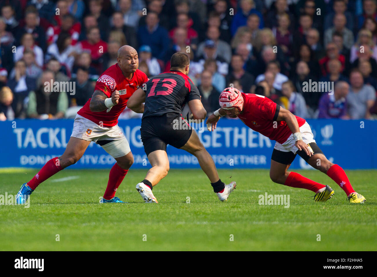 Gloucester, UK. 19th Sep, 2015. Rugby World Cup. Tonga versus Georgia ...