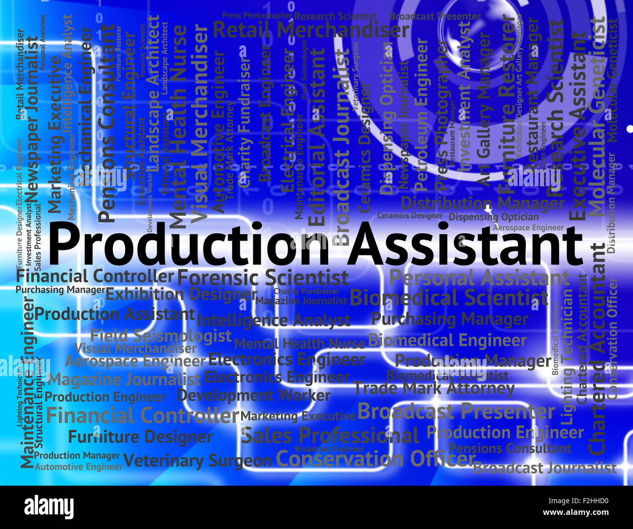 Production Assistant Representing Auxiliary Jobs And Manufacturing ...