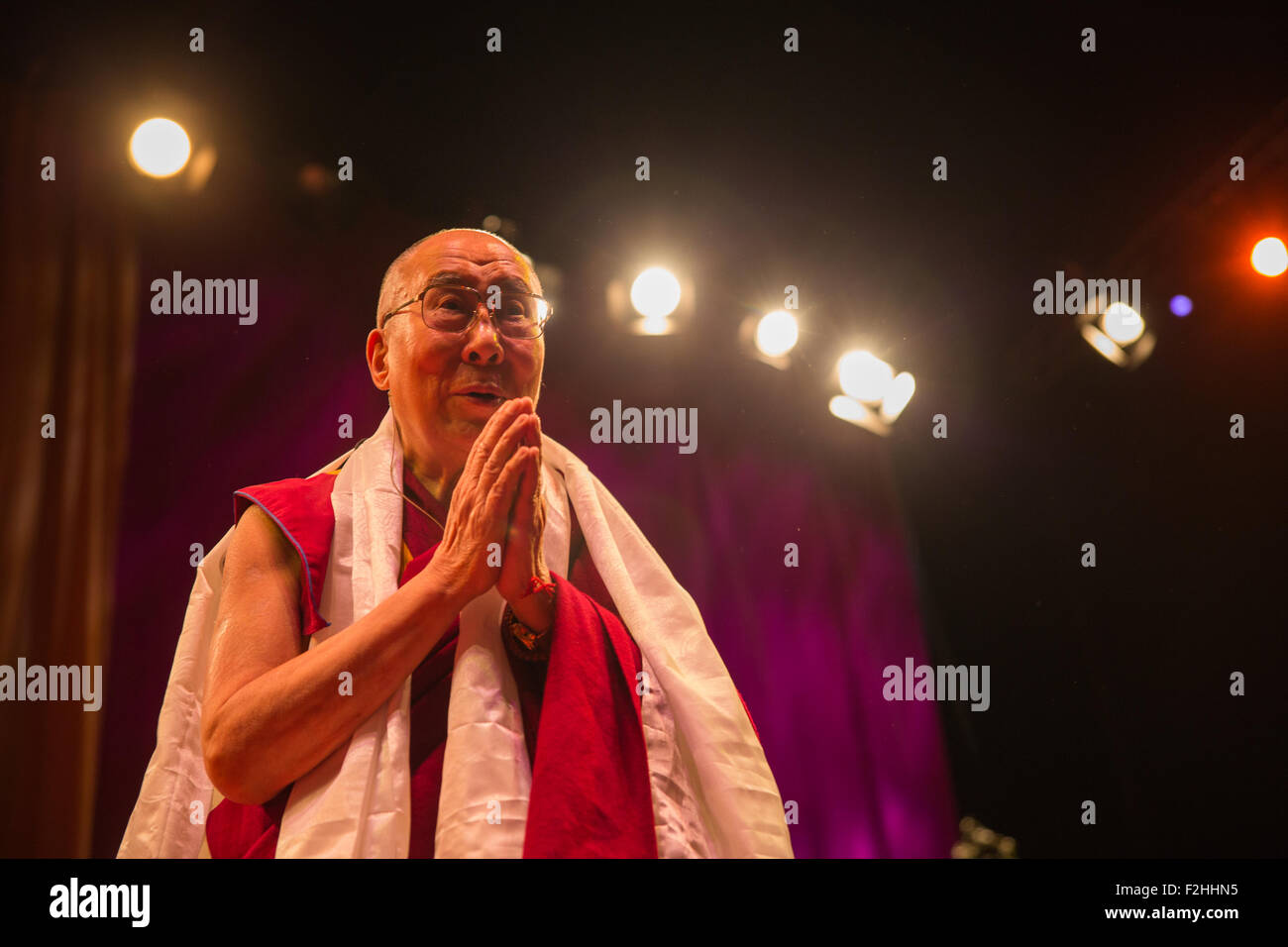 London,Uk 19 September 2015. His Holiness Dalia Lama during his ...