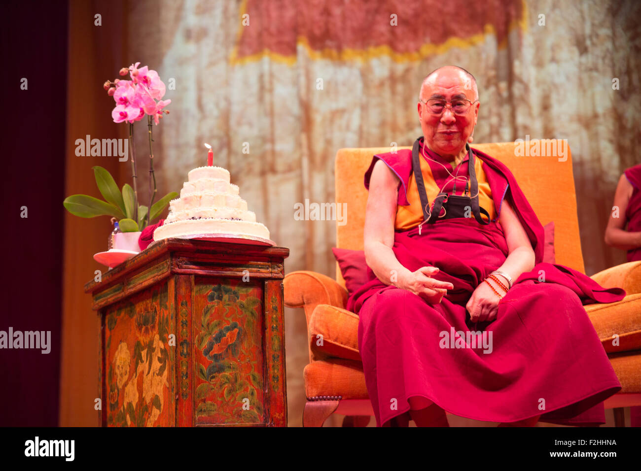 London,Uk 19 September 2015. His Holiness Dalia Lama during his ...