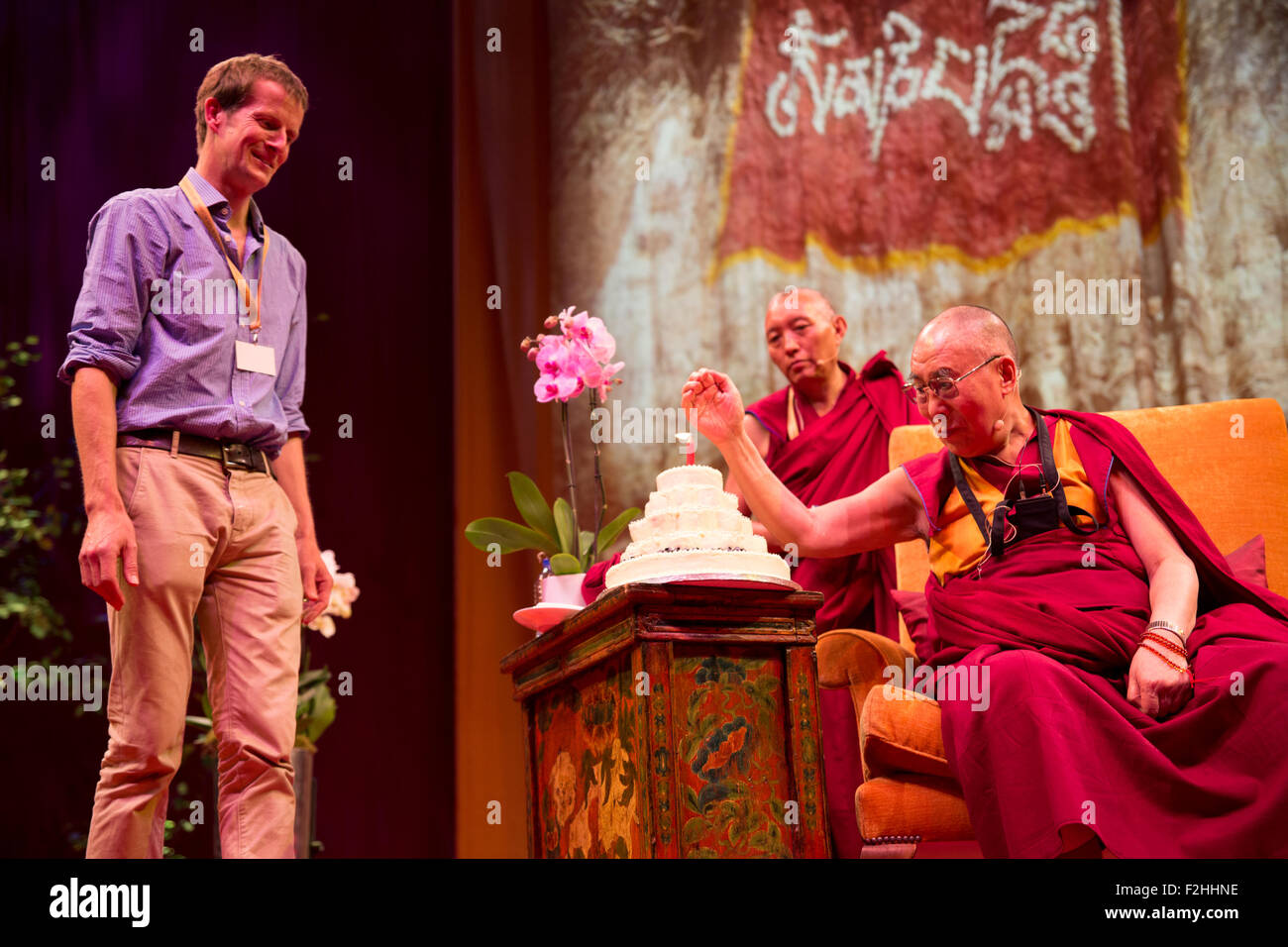 London,Uk 19 September 2015. His Holiness Dalia Lama during his ...