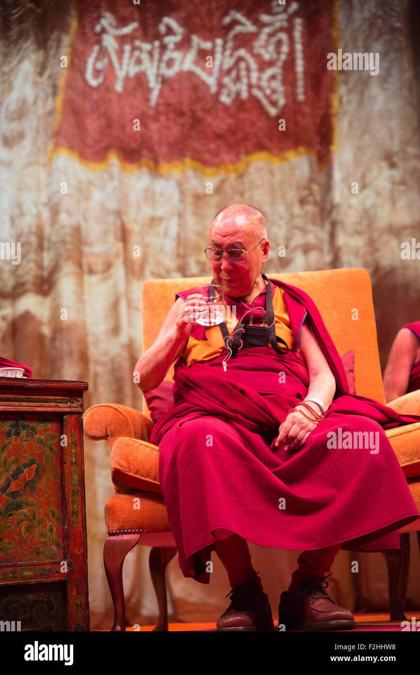 London,Uk 19 September 2015. His Holiness Dalia Lama during his ...