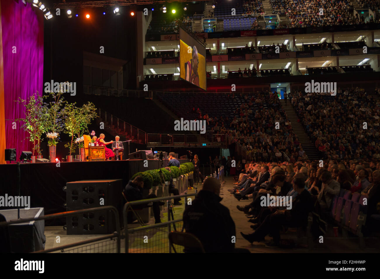 London,Uk 19 September 2015. His Holiness Dalia Lama during his ...
