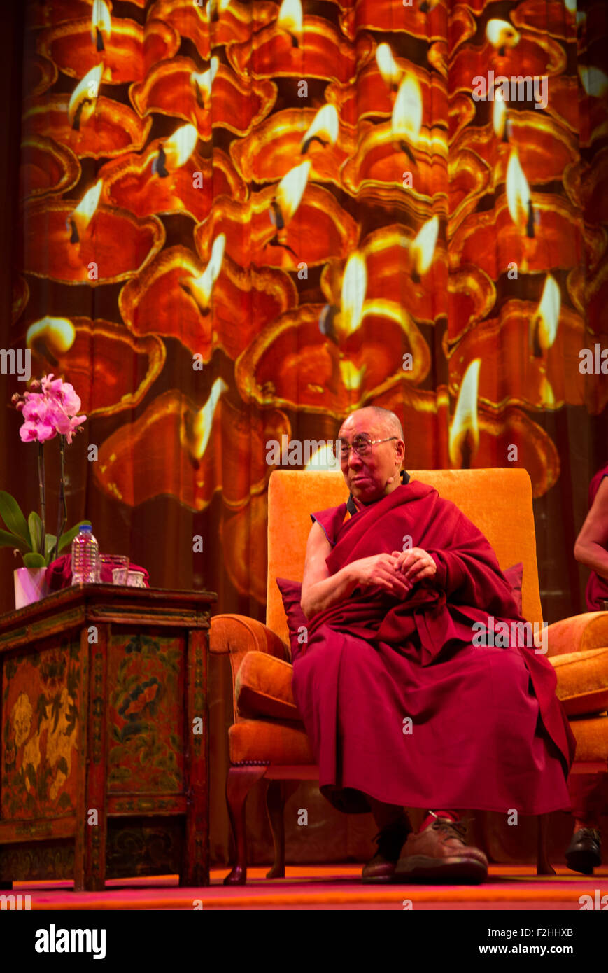 London,Uk 19 September 2015. His Holiness Dalia Lama during his ...