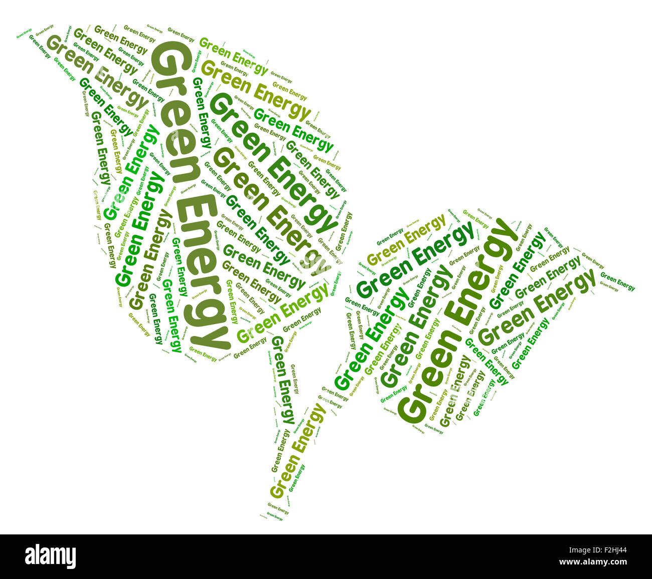 Green Energy Meaning Earth Friendly And Natural Stock Photo - Alamy