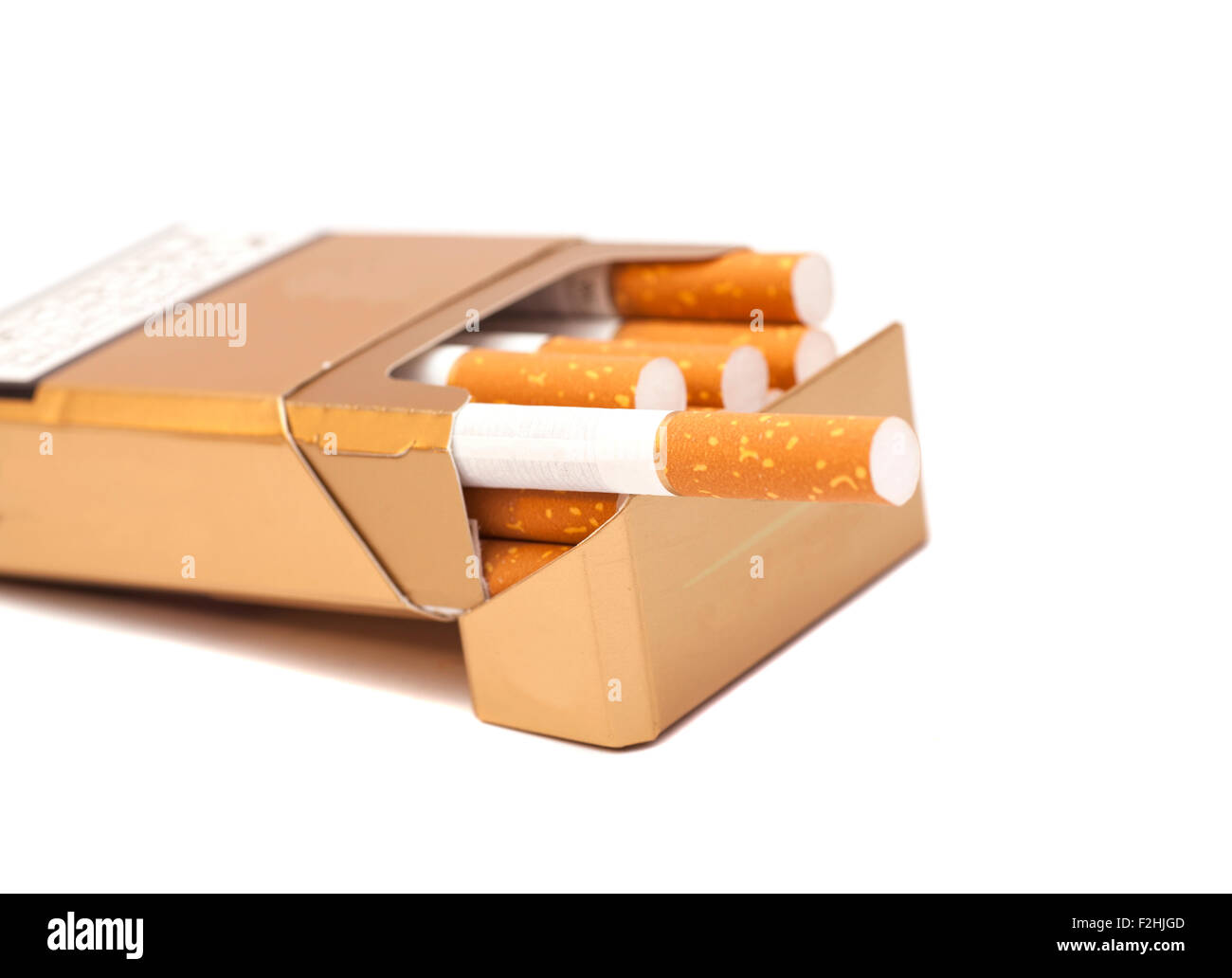 Box of cigarettes, isolated on a white Stock Photo - Alamy