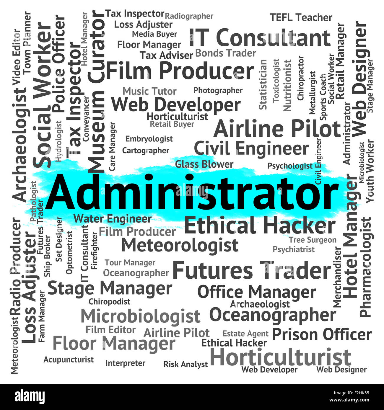 Administrator Job Representing Official Occupations And Supervisor ...