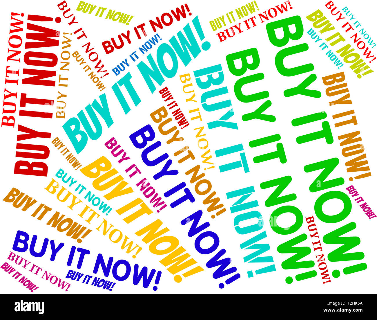 Buy It Now Indicating At This Time And Purchase Stock Photo - Alamy