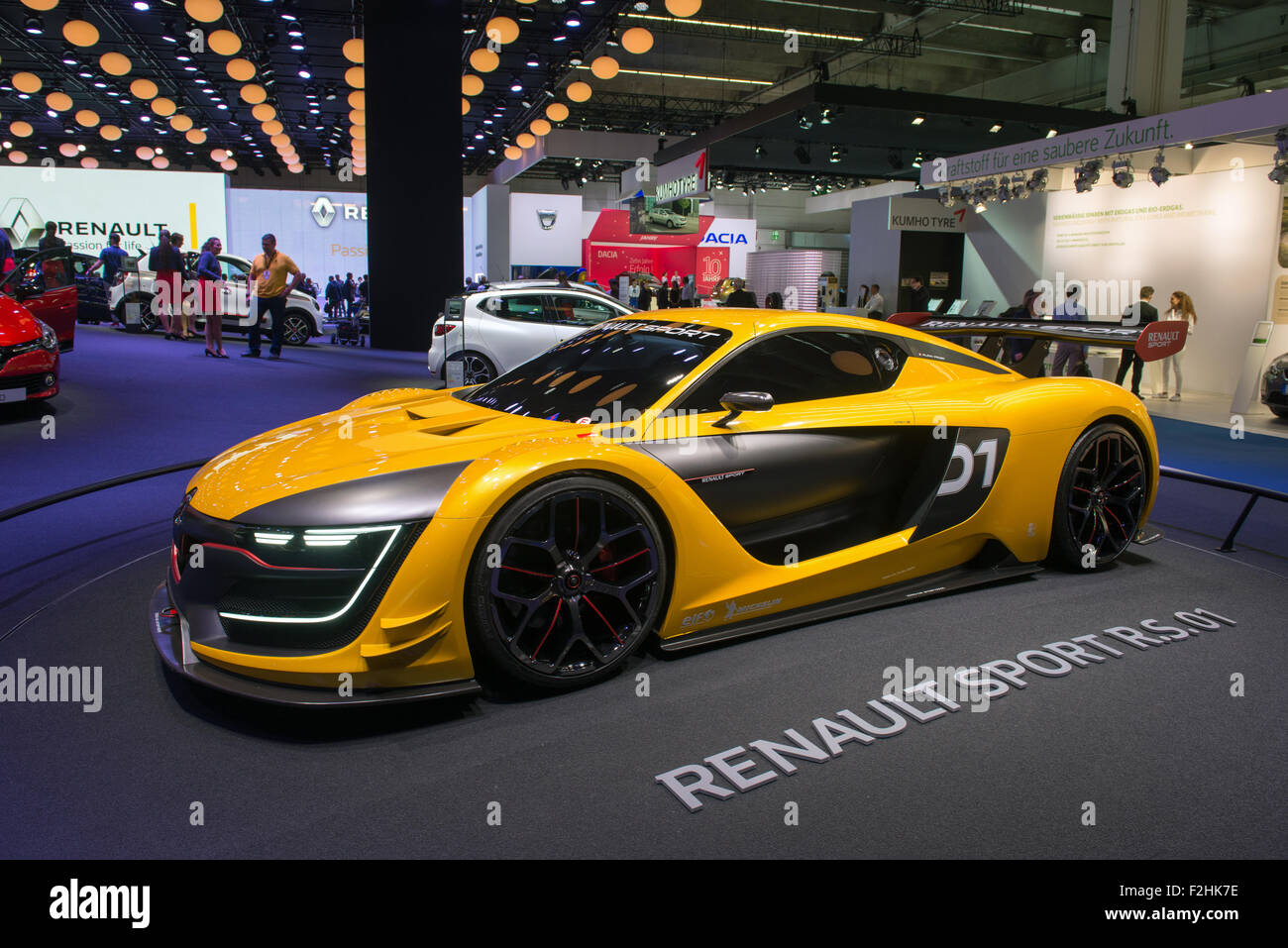 Frankfurt international motor show (IAA) 2015. Renault Sport R.S. 01 ...