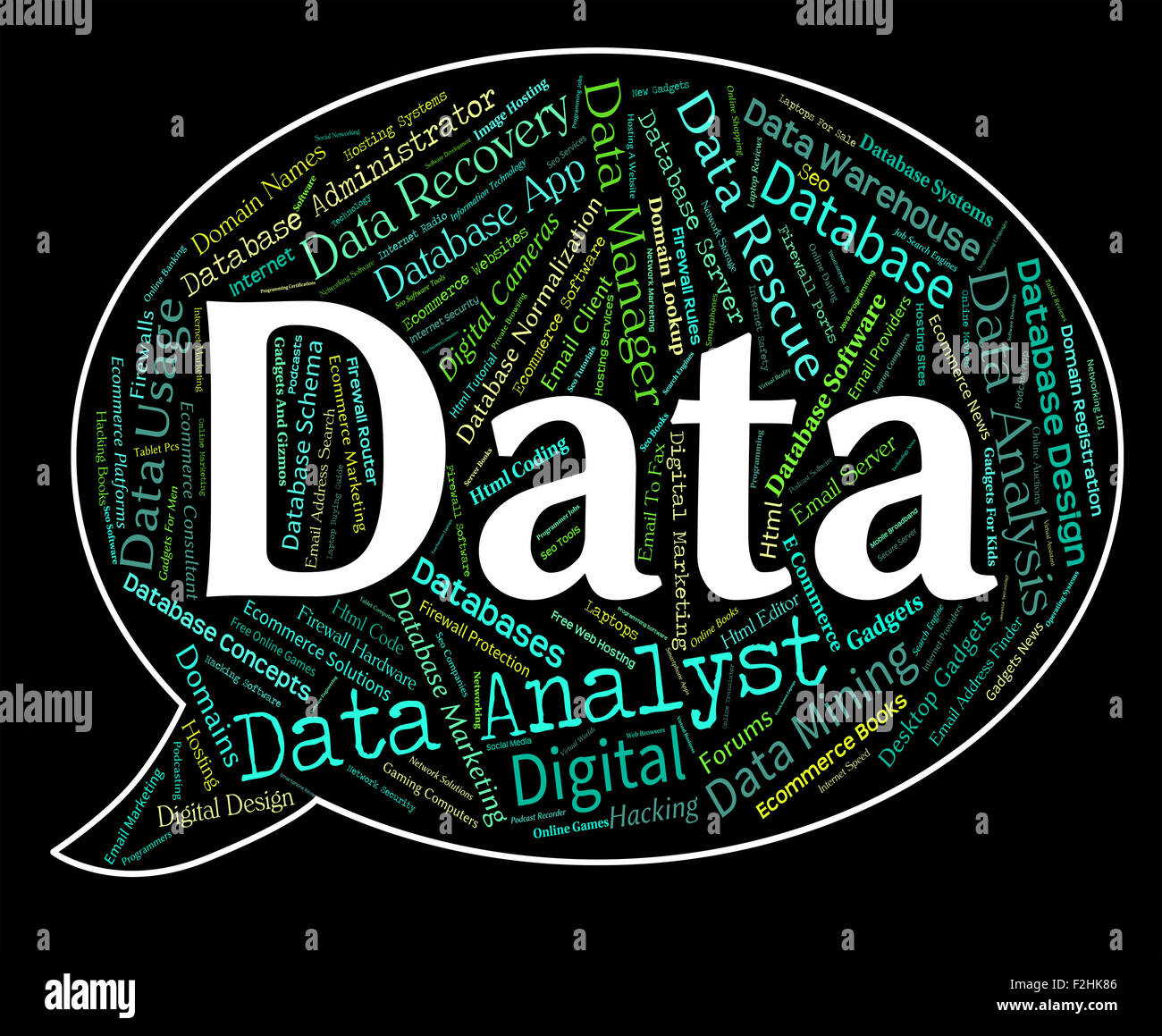 Data Word Representing Technology Fact And Computer Stock Photo - Alamy
