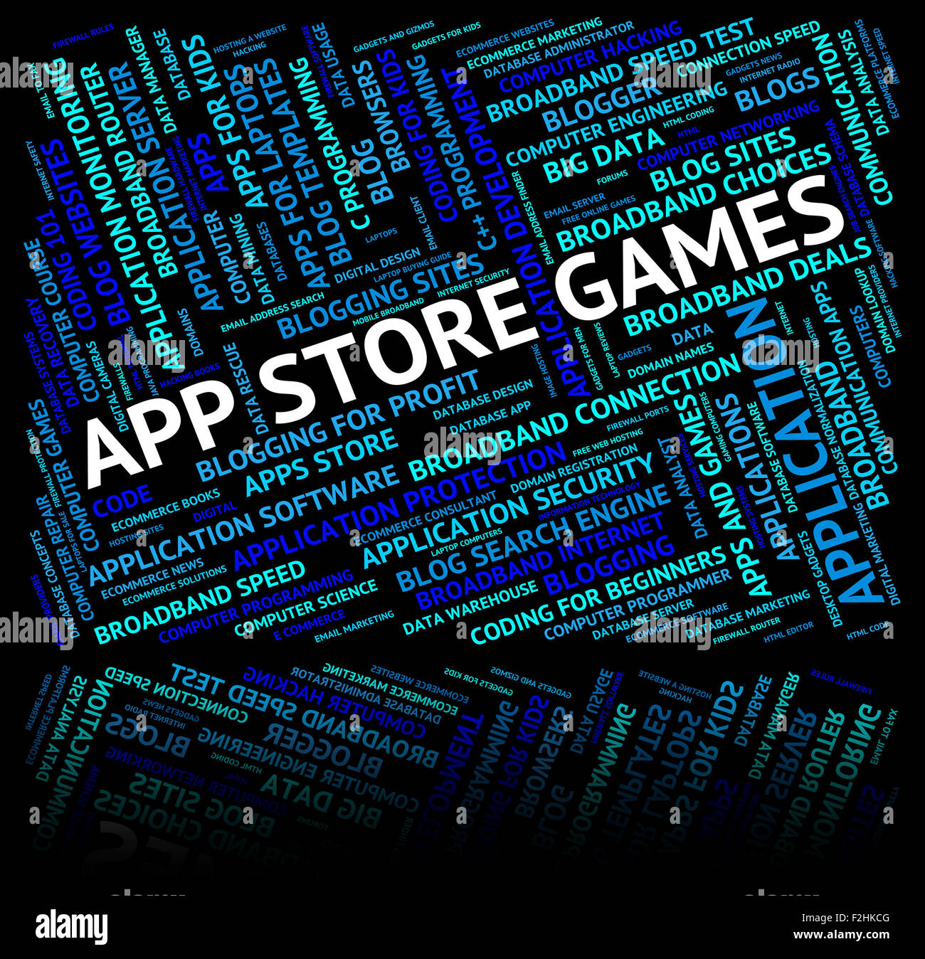 App Store Games Representing Play Time And Recreation Stock Photo - Alamy